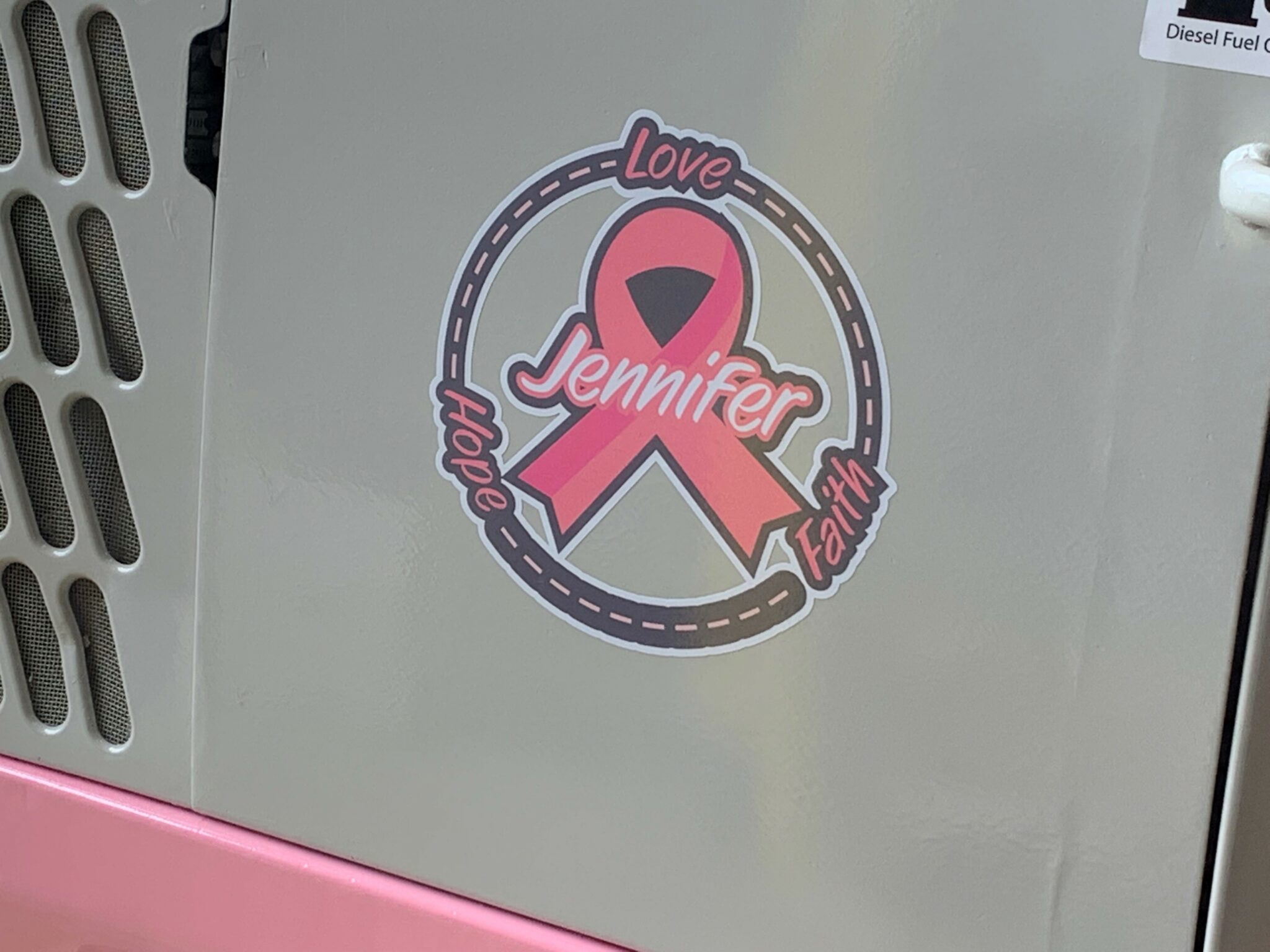 Our Pink Mini Excavator for a Cause – Cavalieri Construction Company